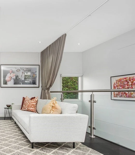 CURTAINS 2.7 METRE drop × 5 metre Width - Theatre Curtain Fabric Sheers ...