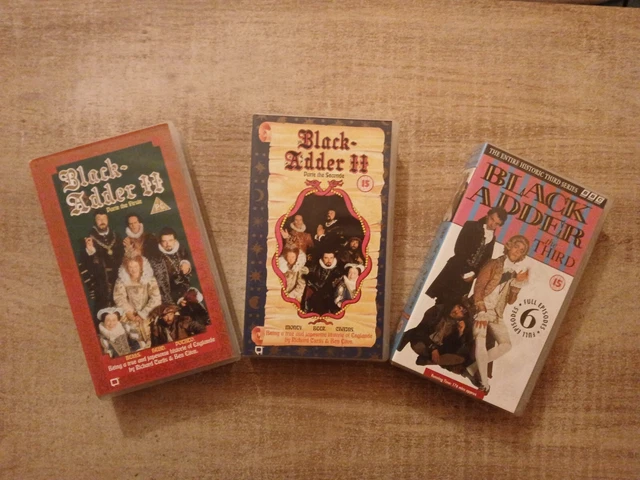 VHS COMEDY BUNDLE - Blackadder Ii (1985) / Blackadder The Third (1987 ...