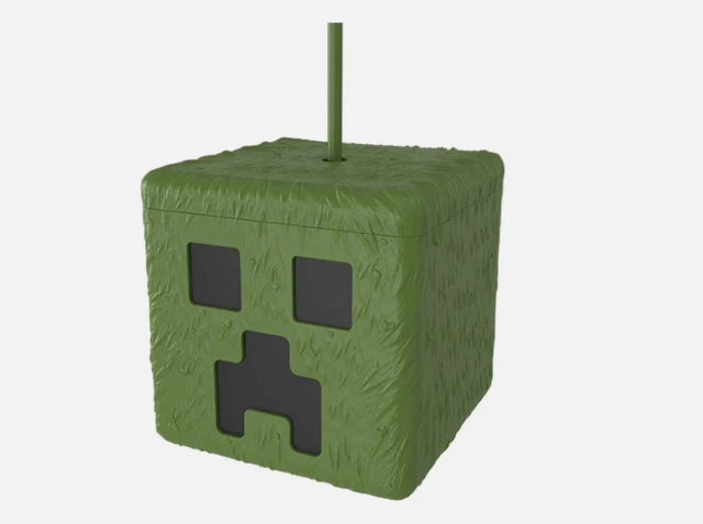 MINECRAFT MOVIE CREEPER Cup Cineworld 2025 Free Shipping Drink Bottle £ ...