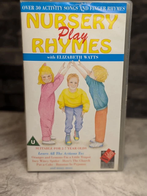 NURSERY PLAY RHYMES With Elizabeth Watts Vintage VHS Video EUR 34,64 ...