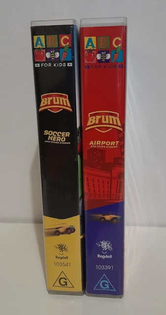 2X BRUM VHS Tapes - Cartoon ABC For Kids $14.95 - PicClick AU