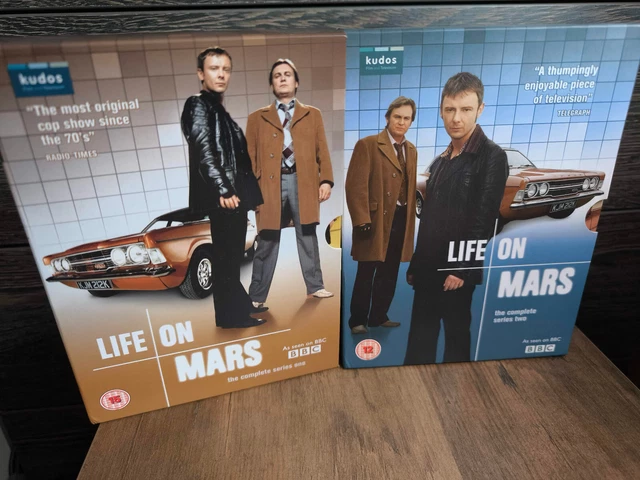 LIFE ON MARS : Complete BBC Series 1 & 2 Box Sets 2006 & 2007 - DVD £6. ...