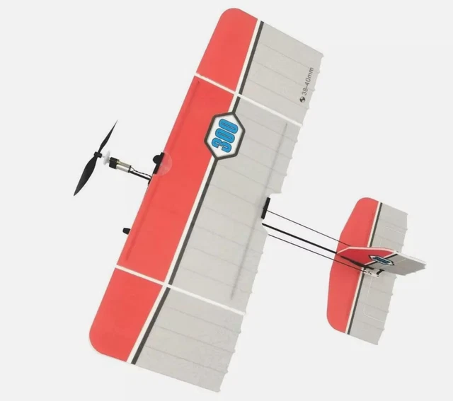 TY MODEL 300 Red 300mm Wingspan PP Foam DIY Micro Indoor Slow Flyer RC ...