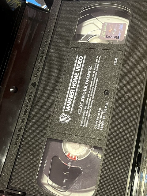 STANLEY KUBRICKS CLOCKWORK Orange Rare Vhs Video Tape Vintage Dutch ...
