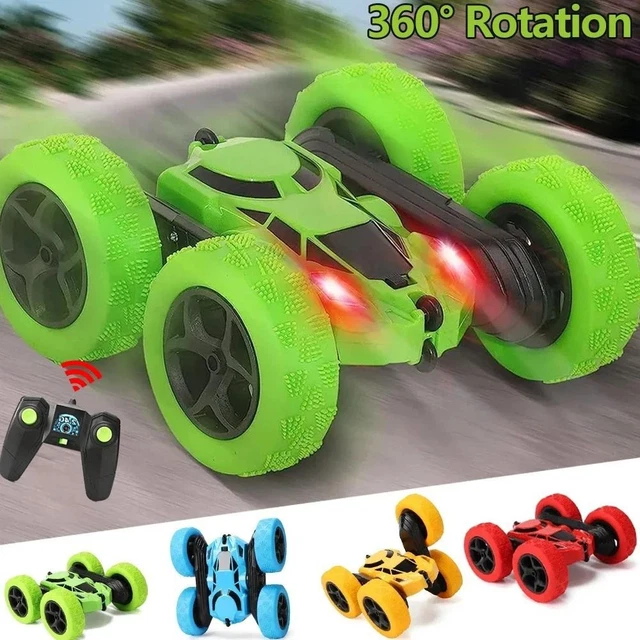 DOUBLE SIDED FLIP Rc Stunt Car 2.4Ghz Kids Race Car Toy Boys £24.37 - PicClick UK