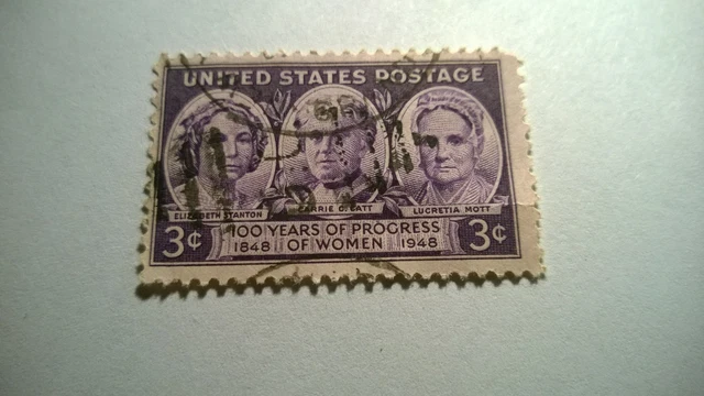3 CENTS 100 Years Of Progress Of Women 1948 Vintage United States ...