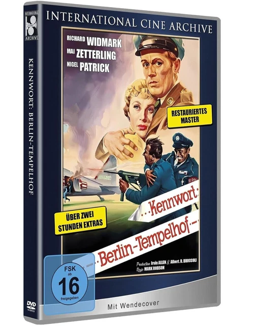 DVD KENNWORT: BERLIN-TEMPELHOF (1955) Richard Widmark limitierte ICA ...