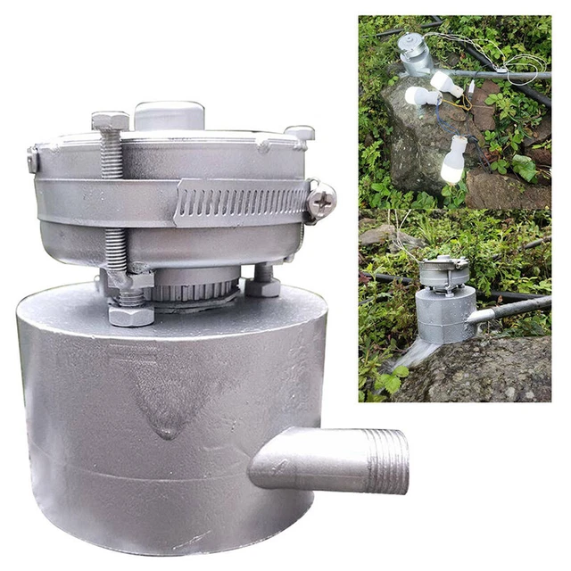 MICRO WATER TURBINE Generator Kit Hydro Power Plant 300W 220V Electric ...