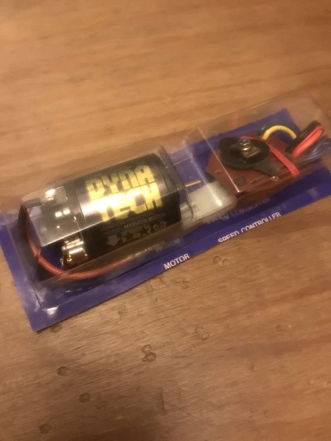 NEW TAMIYA 53001 Dynatech 01R Brushed Motor & speed controller Terra ...