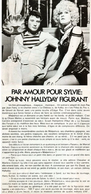 SYLVIE VARTAN & JOHNNY HALLYDAY = COUPURE DE PRESSE rare année 1972 / CLIPPING EUR 6,00 ...