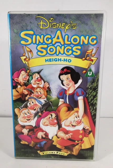 DISNEY SING ALONG Songs Heigh-Ho Vol 4 VHS Video Cassette EUR 10,09 ...
