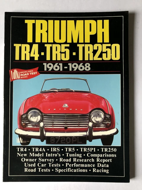 TRIUMPH TR4 TR5 TR250 Road Tests Performance Data Tuning Brooklands ...