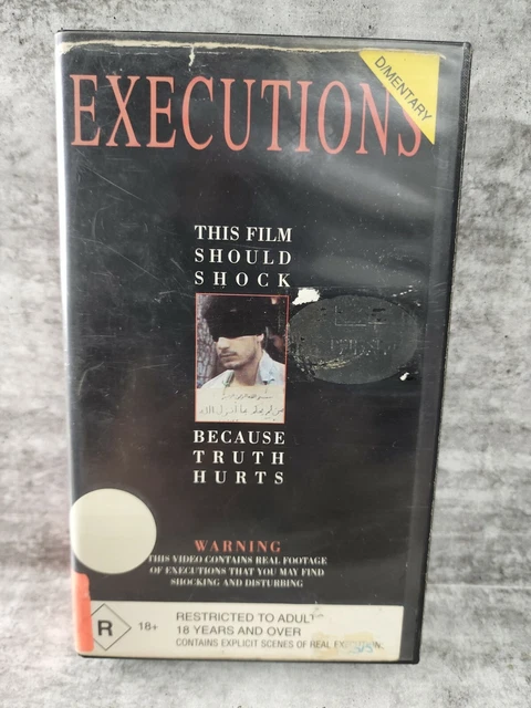 EXECUTIONS DOCUMENTARY VHS movie Video Cassette Tape Cult Special ...
