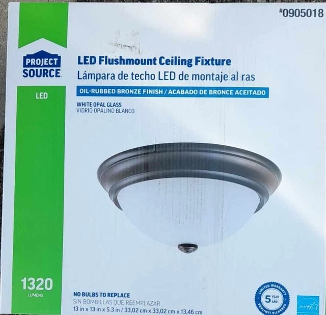 Project Source Led Flush Mount Ceiling Fixtures | Shelly Lighting