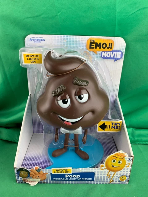 THE EMOJI MOVIE Poop Poseable Light Up Figure Sony Pictures Animation ...