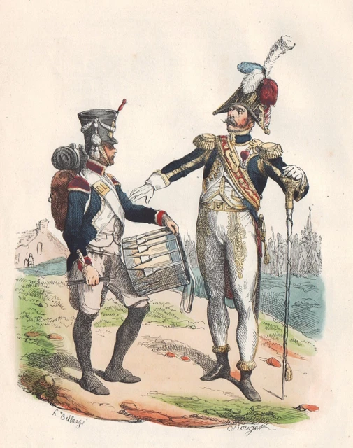 GARDE IMPÉRIALE TAMBOUR Major Grenadier Napoléon Bonaparte Infanterie ...