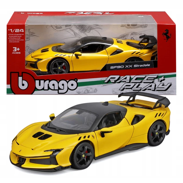 BBU 1:24 FERRARI R_P SF90 Stradale Yellow 26032YL BBU £24.00 - PicClick UK