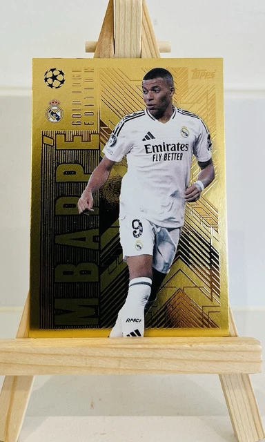 TOPPS MATCH ATTAX Extra 2025 Kylian Mbappe Real Madrid Gold Edge #GOL10 ...