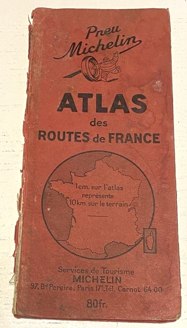 ATLAS DES ROUTES de FRANCE MICHELIN 1947 EUR 11,00 - PicClick FR