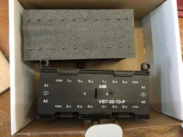 1PC ABB MINIATURE AC Contactor VB7-30-10-P 24VAC New In Box $339.56 ...