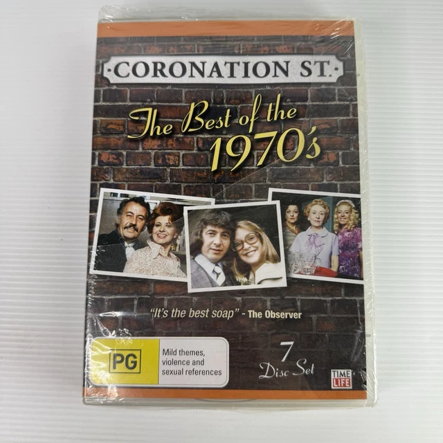 CORONATION STREET THE Best of the 1970's DVD | 7 Disc Set New+Sealed ...