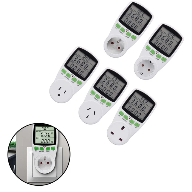 ENERGY CONSUMPTION ENERGY Cost Measurement Device Electricity Meter EU ...