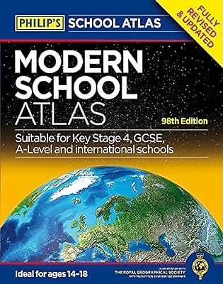 PHILIPS MODERN SCHOOL Atlas: 98th Edition (Philips School Atlases ...