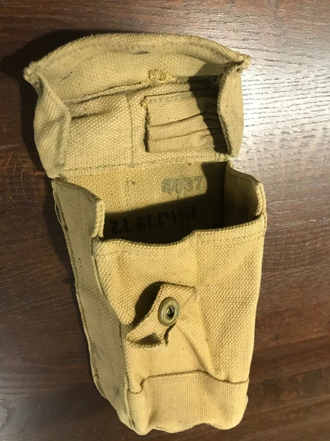 WW2, BRITISH/CANADIAN Army, 37 Pattern, Webbing, Pouch 1943 EUR 17,54 ...