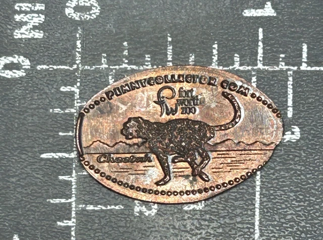 FORT WORTH ZOO Cheetah Ft. FW Texas TX Elongated Pressed Smashed ...