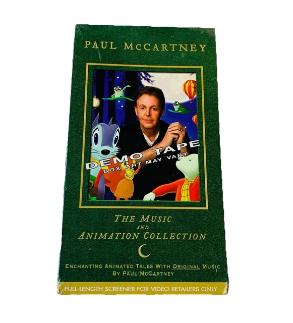 PAUL MCCARTNEY - Music And Animation Collection Demo VHS Screener - New ...