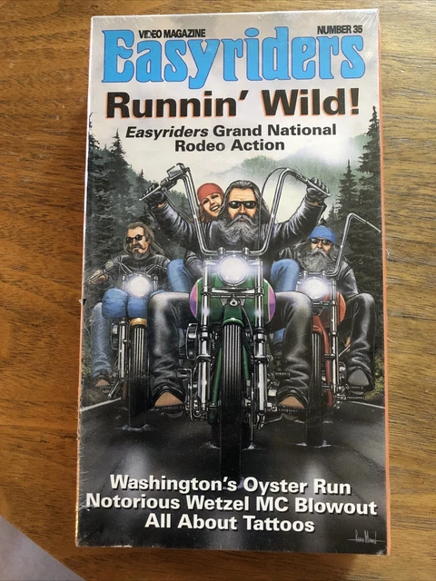 EASYRIDERS VIDEO MAGAZINE - V. 35 VHS TAPE TATTOOS MOTORCYCLES New £9. ...