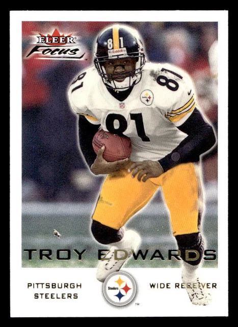TROY EDWARDS PITTSBURGH Steelers 2000 Fleer Focus #25 EUR 3,29 ...