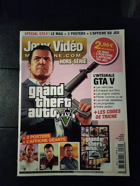 JEUX VIDÉO MAGAZINE Hs Speciale Gta V Complet (posters+affiche) EUR 30 ...