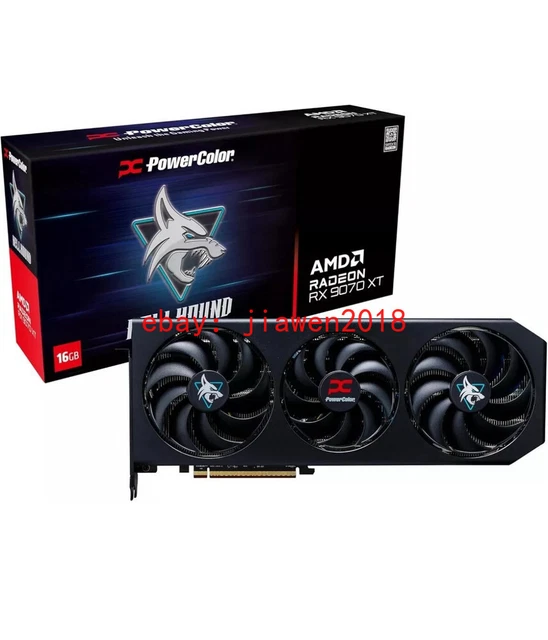 POWERCOLOR HELLHOUND AMD Radeon RX 9070 XT 16GB GDDR6 Graphics card £ ...
