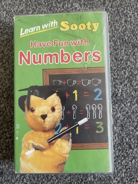 LEARN WITH SOOTY: Have Fun With Numbers - 1989 OOP VHS | £7.50 ...