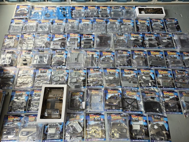 EAGLEMOSS DELOREAN 1-8 Back To The Future Issues 1 - 160 Build Yourself ...
