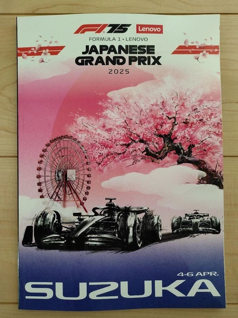 F1 PROGRAM 2025 Official Japanese Grand Prix Suzuka limited April spring sakura £87.77 - PicClick UK