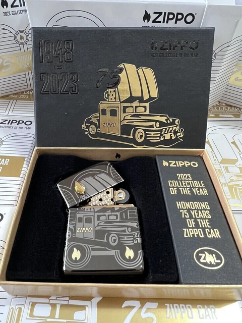 ZIPPO COTY 2023 LIMITED Edition 10000 ZIPPO CAR 75TH ANNIVERSARY USA BNIB EUR 3,65 - PicClick IT