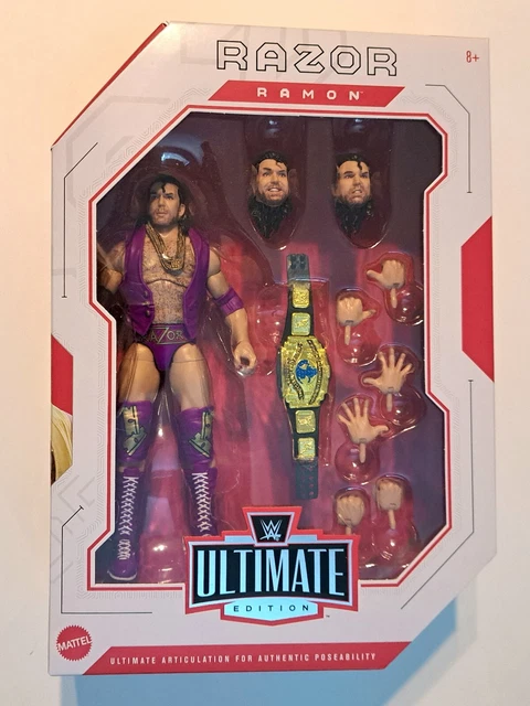 RAZOR RAMON ULTIMATE Edition Figure WWE WWF Wrestling Scott Hall NWO ...