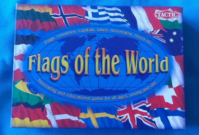 FLAGS OF THE World Educational Game tactic £7.99 - PicClick UK