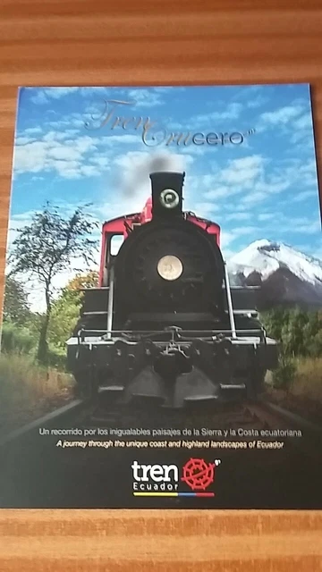 TREN ECUADOR TREN Crucero train timetable & leaflet 2013 £0.85 ...
