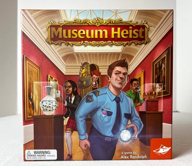 MUSEUM HEIST: A game by Alex Rudolph, 2016 FoxMind Games, wood pieces ...