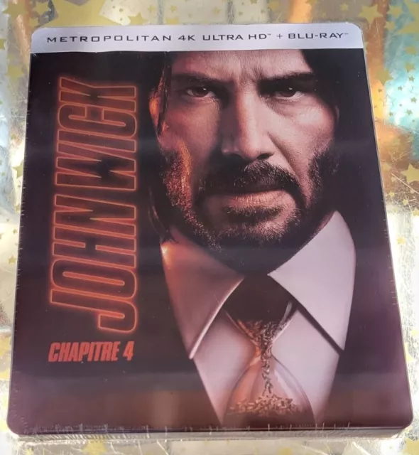Steelbook 4k Ultra Hd Blu Ray John Wick Chapitre 4 Neuf Eur 29 00