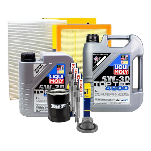 LIQUI-MOLY LWECHSEL 5W-30 L 6L Hengst Filtersatz Gl Hkerzen F R Dacia Duster EUR 185,91 ...