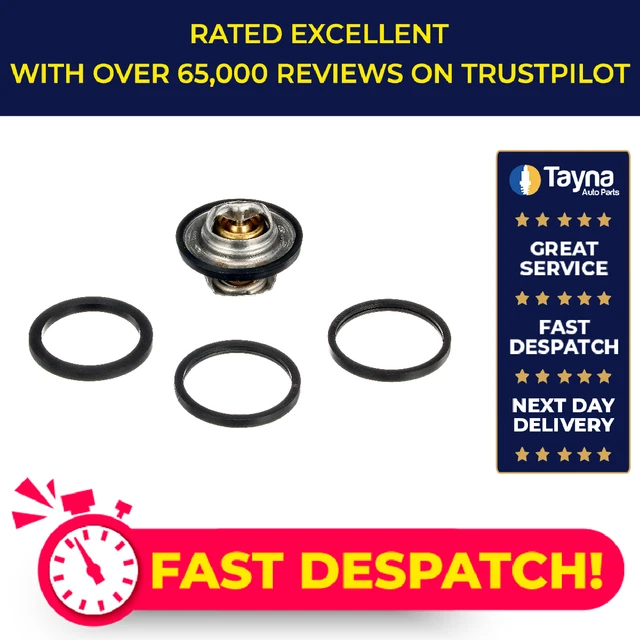 COOLANT THERMOSTAT FITS VAUXHALL ASTRA F, G, Mk1, Mk2 1.2 1.3 1.4 1.6 ...