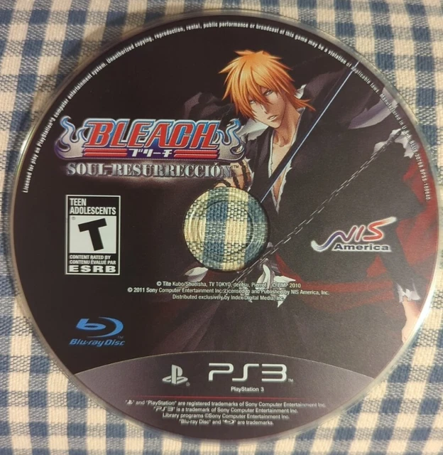 BLEACH SOUL RESURRECTION Sony PlayStation 3 disque PS3 uniquement EUR ...