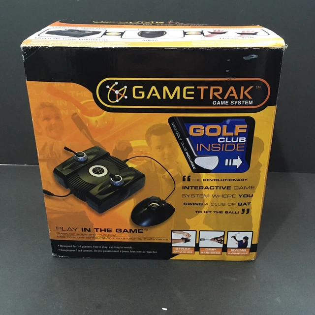 SONY PS2 GAMETRAK Game System for Real World Golf & DarkWind Games Play ...