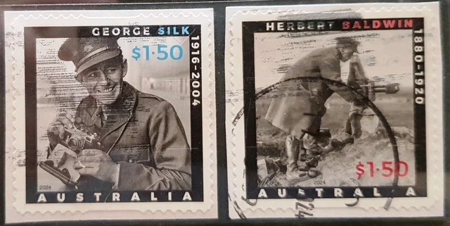 AUSTRALIA 2024 Anzac Day two P&S $1.50 Stamps fine used $3.99 - PicClick AU
