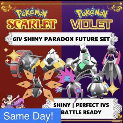 POKEMON SCARLET VIOLET EVERY Shiny Future Paradox Pokémon 6IV Best ...