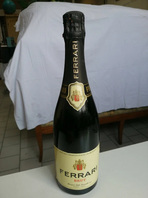 FERRARI BRUT SPUMANTE metodo champenois Sboccatura 1989 vino bottiglia ...